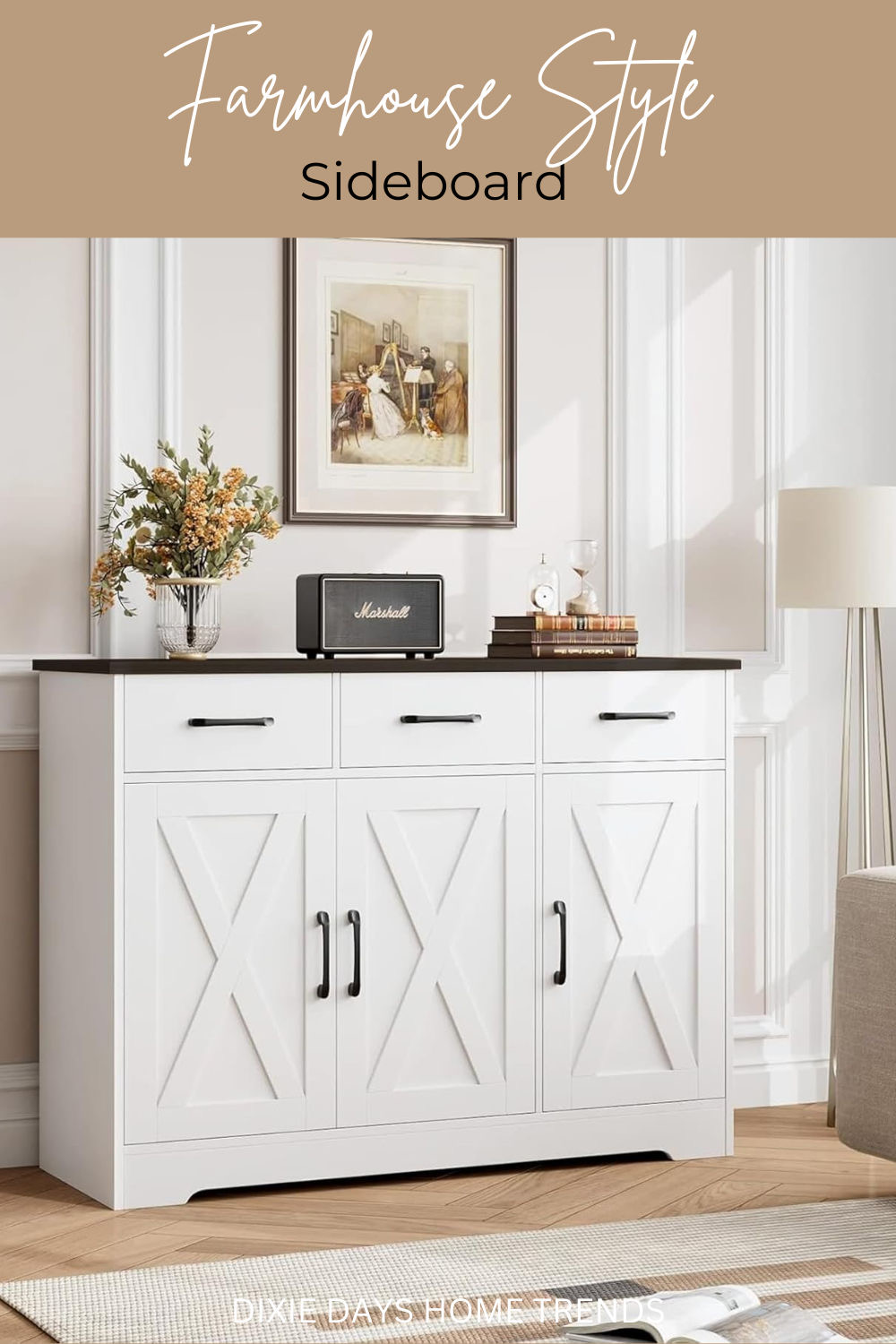 18 Farmhouse Sideboards , Buffets, Cabinets with Style +Storage