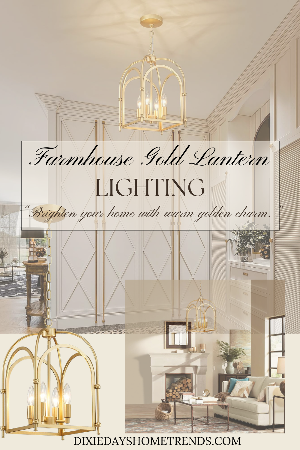 10 Gold Farmhouse Chandeliers That Blend Rustic Charm and Modern Elegance