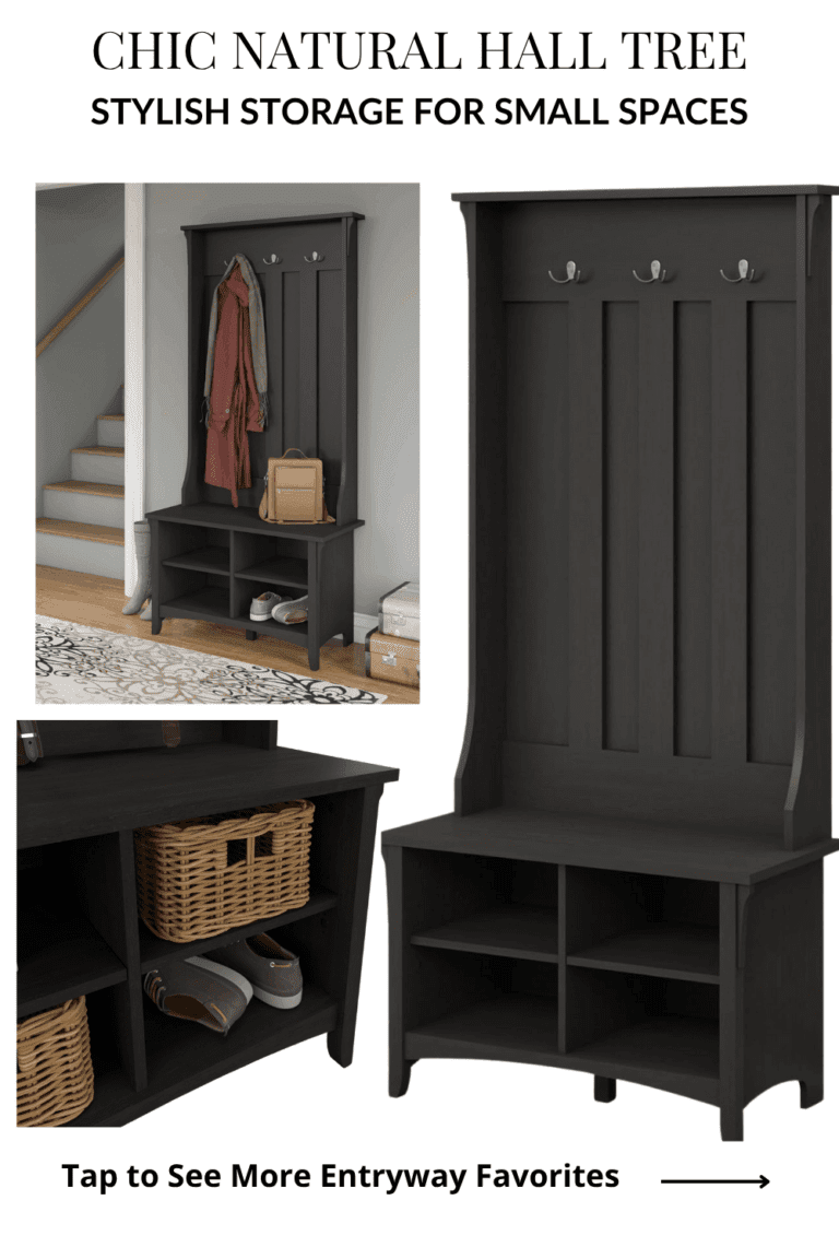 13 Stylish Coat Racks & Hall Trees to Organize Your Entryway