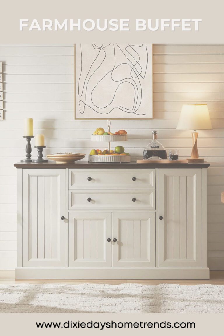 18 Farmhouse Sideboards , Buffets, Cabinets with Style +Storage