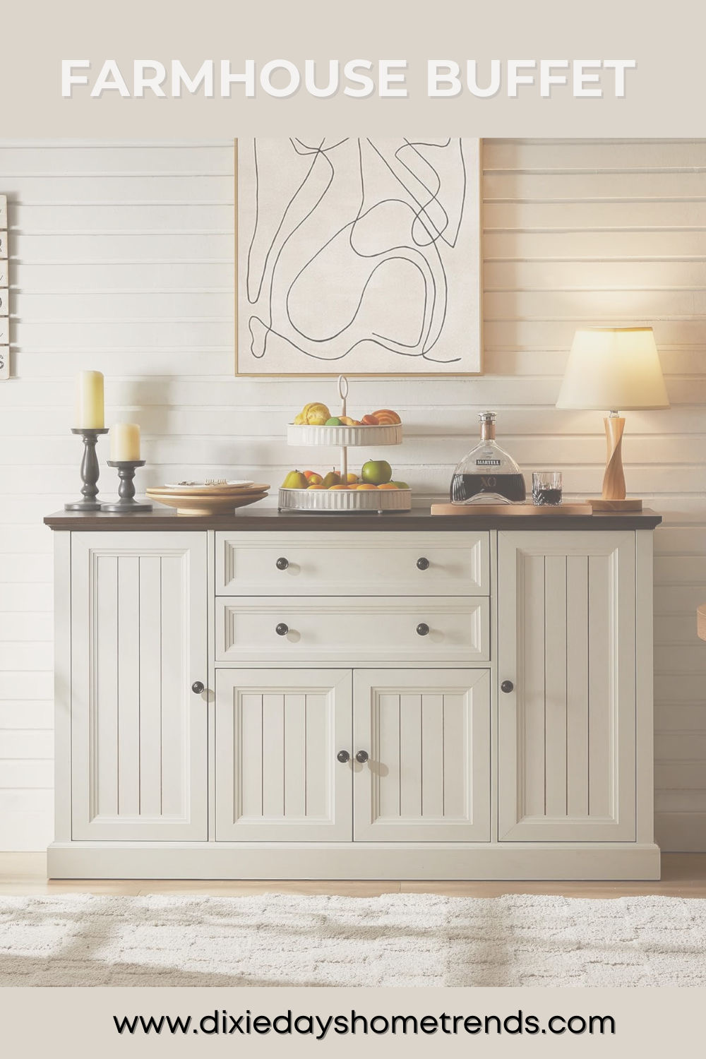 18 Farmhouse Sideboards , Buffets, Cabinets with Style +Storage