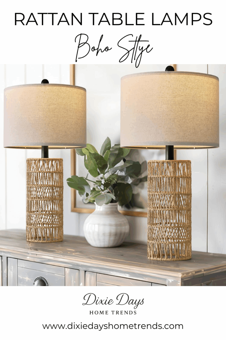 26 Rattan Furniture, Lighting & Home Décor Picks That Add Natural Warmth