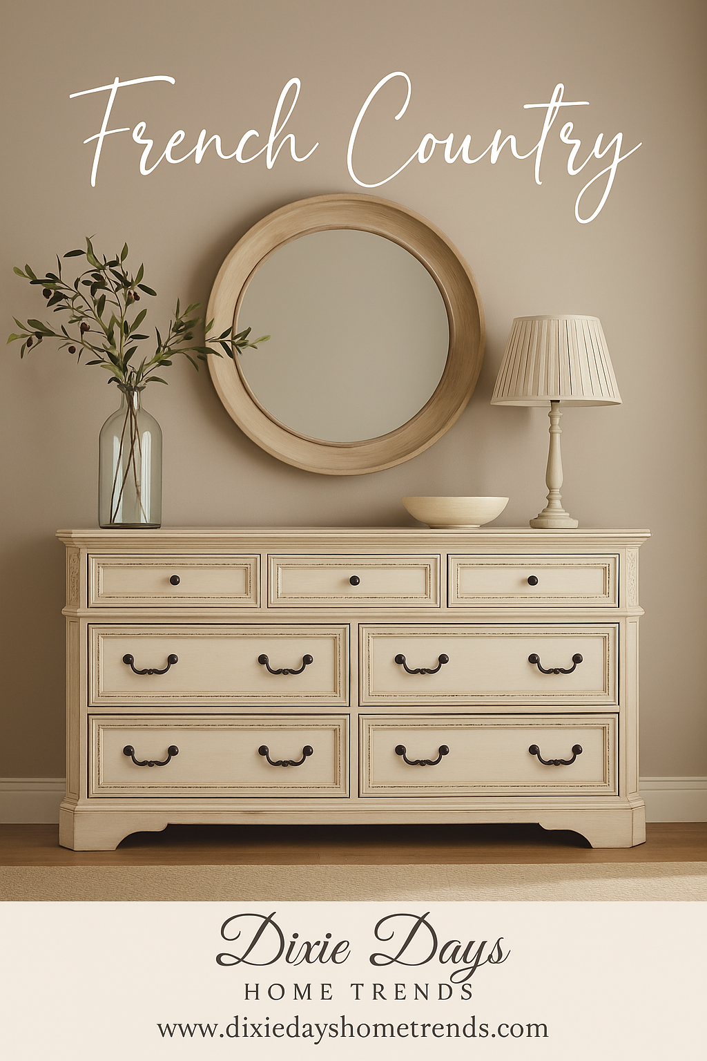 “How to Style Your Home with French Country Farmhouse Furniture"