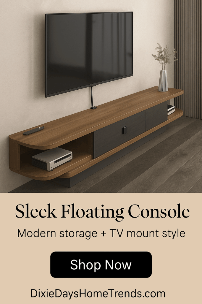 FLOATING CONSOLE TABLES THAT YOU'LL LOVE
