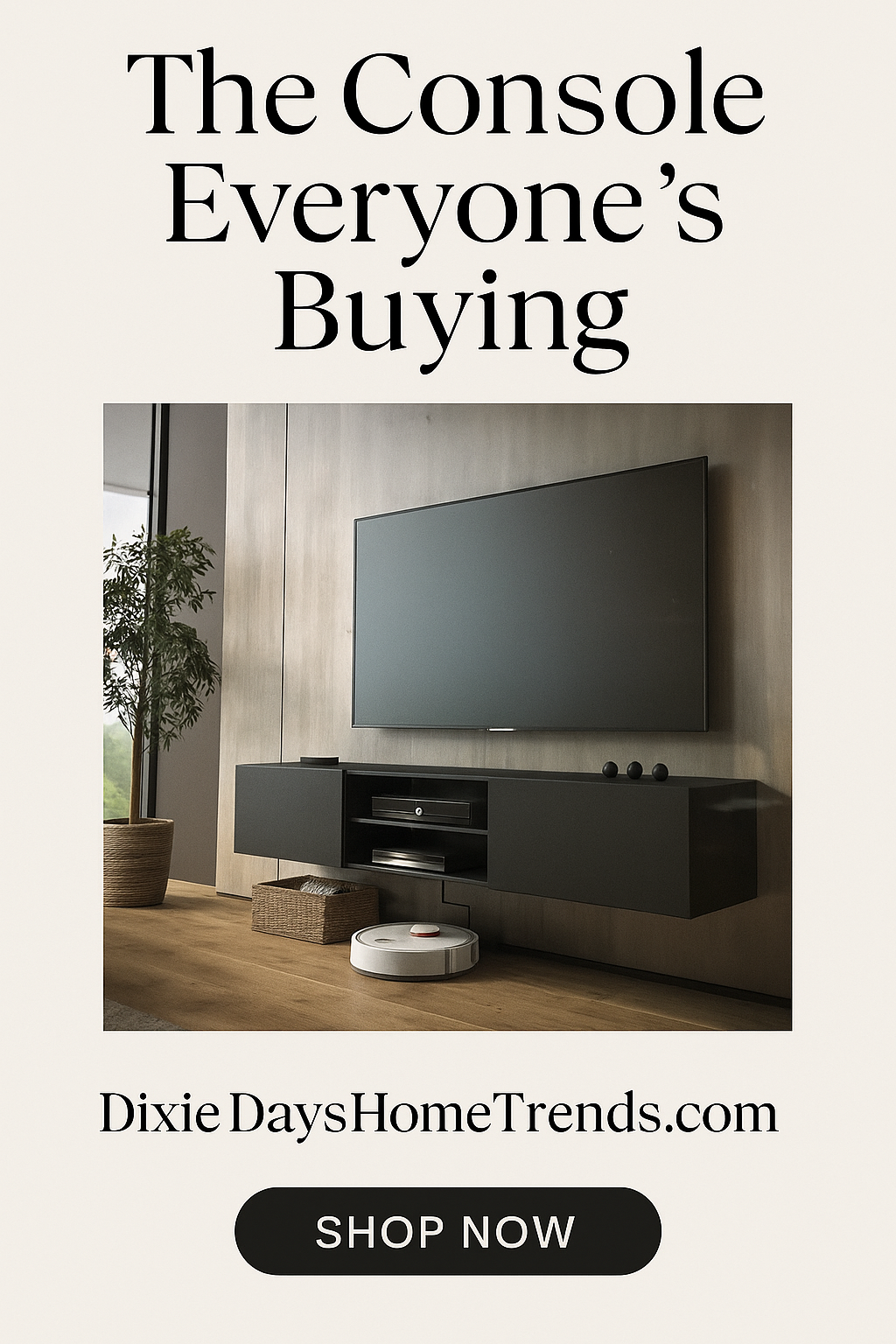 FLOATING CONSOLE TABLES THAT YOU'LL LOVE