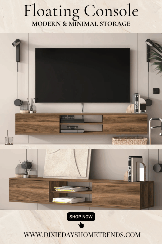 FLOATING CONSOLE TABLES THAT YOU'LL LOVE